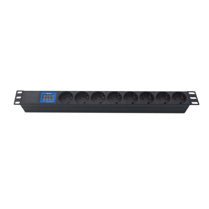 MT-6103 1U 19" Rack Mount 6 Way British Standard Type Network Server Cabinet 6 Ports 19 Inch ...