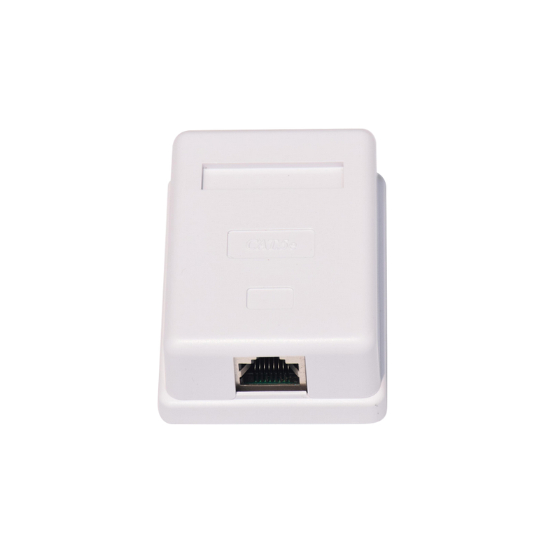 MT-5827 Single Dual Port STP Type RJ45 Keystone Jack Network Surface ...