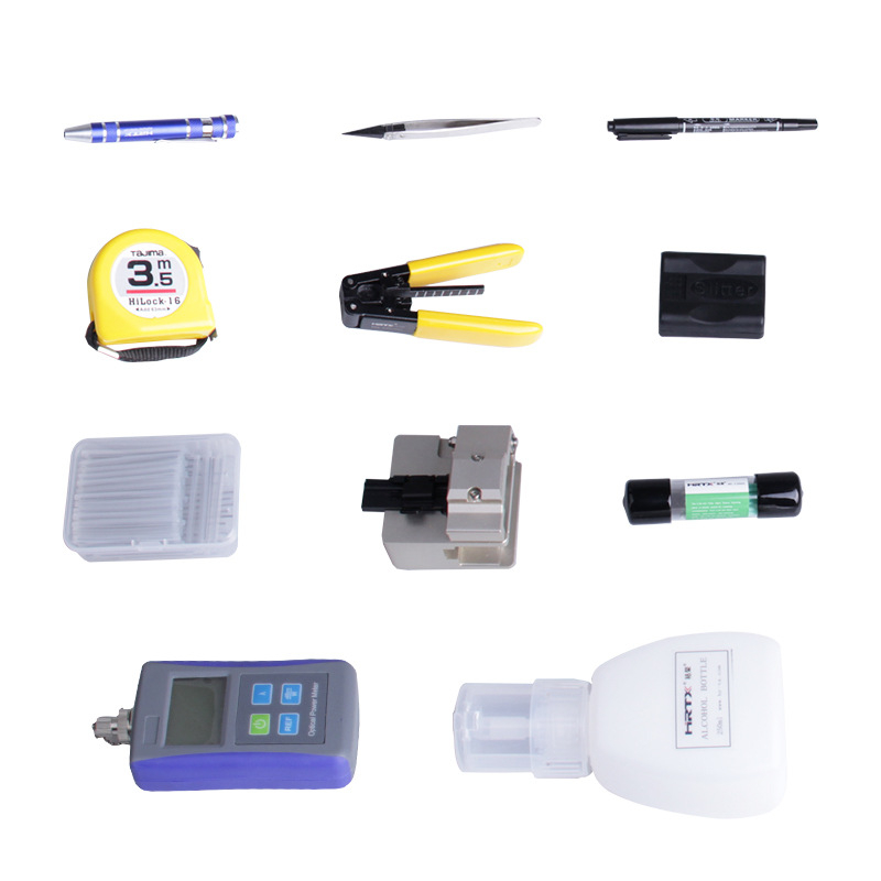 MT-8428 Fibre Connector Assembly Tool Box Optical Fiber Tool Case with ...