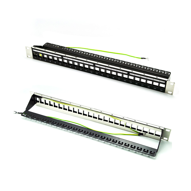MT-4204 19 Inch Blank Type Patch Panel 12 24 Port 1u Blank Patch Panel ...