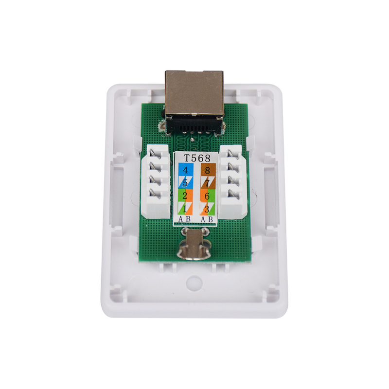MT-5827 Single Dual Port STP Type RJ45 Keystone Jack Network Surface ...