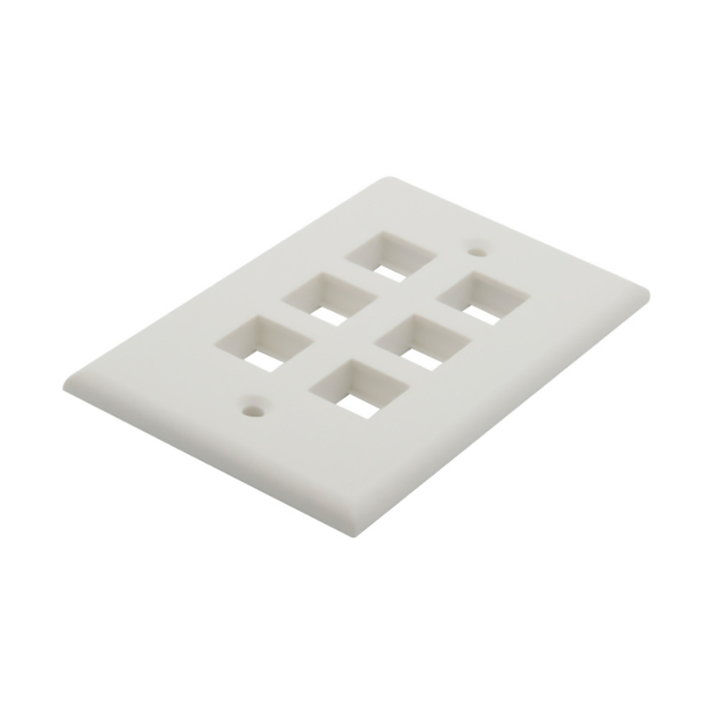 MT-5903 Network 1 To 6 Port Rj45 Wall Face Plate Socket Cat5 Cat6 Face ...