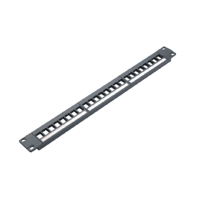 MT-4202 19 Inch Type 1U 24 Port Unloaded Network Patch Panel Blank ...